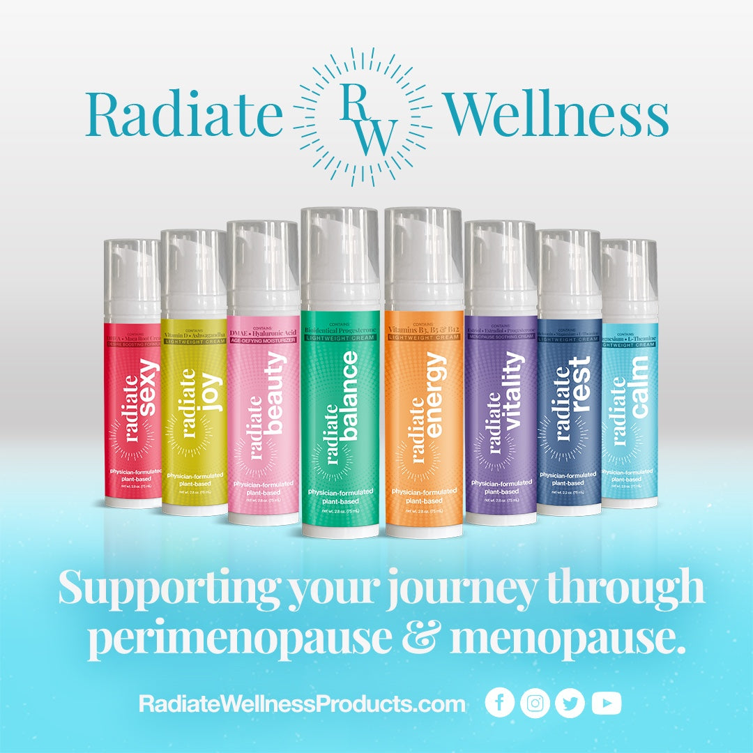BHRT Cream and Supplements for Perimenopause and Menopause – Radiate ...